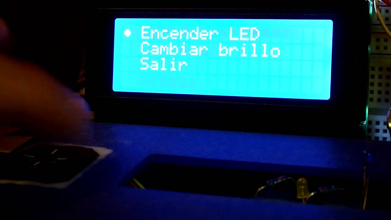 Menú en un LCD con Arduino - el blog de giltesa