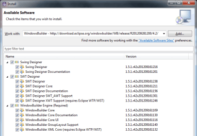 Eclipse – Windows Builder, ayudante para crear interfaces gráficas en ...