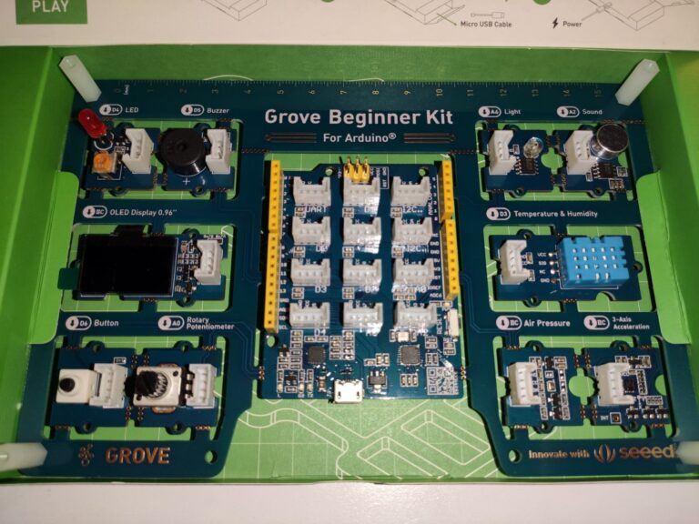 Seeeduino Grove Beginner Kit for Arduino - el blog de giltesa